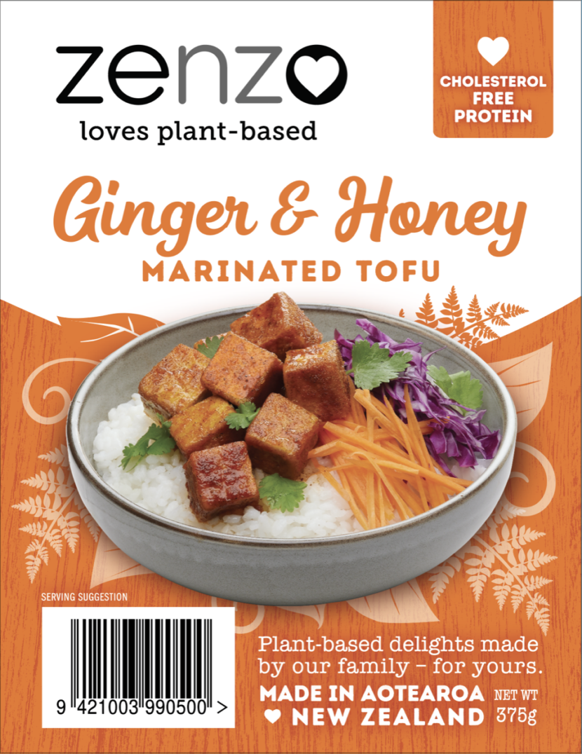 Zenzo & Tonzu | Ginger and Honey Marinated Tofu
